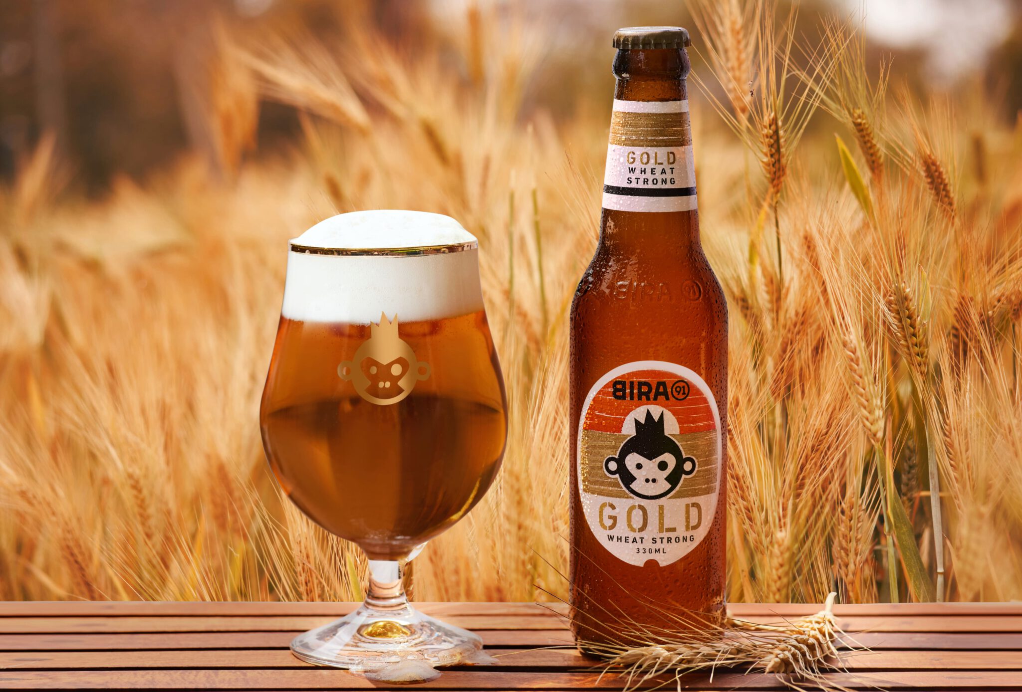 Bira 91 Gold Wheat Strong Beer - DrinksBuff