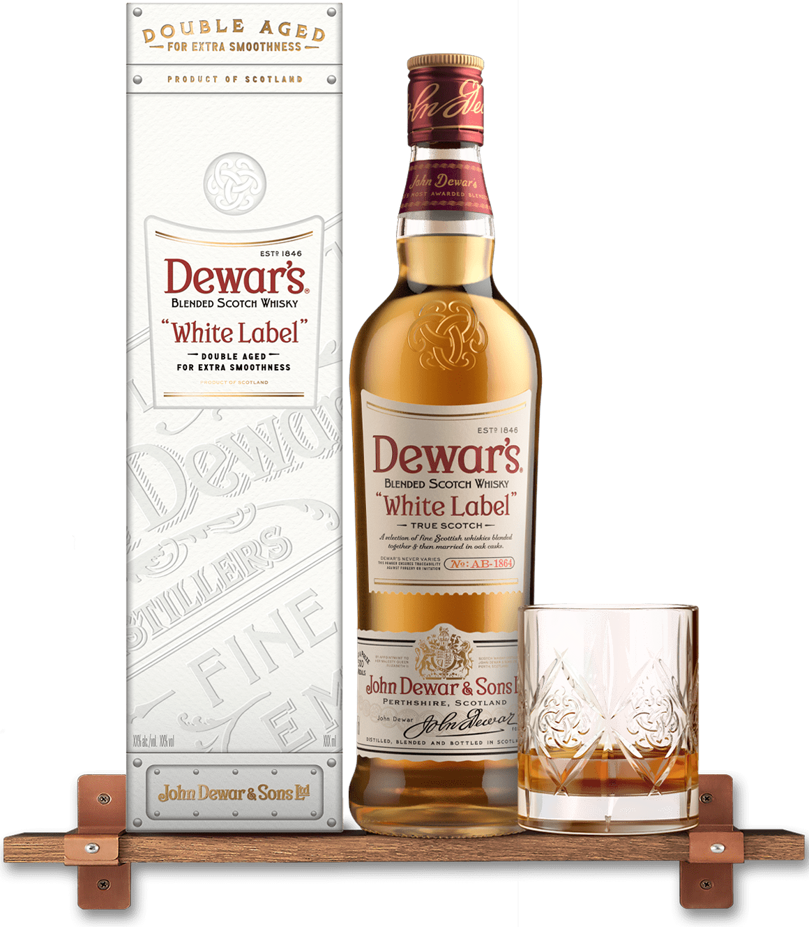 Dewars White Label Blended Scotch Whisky - DrinksBuff