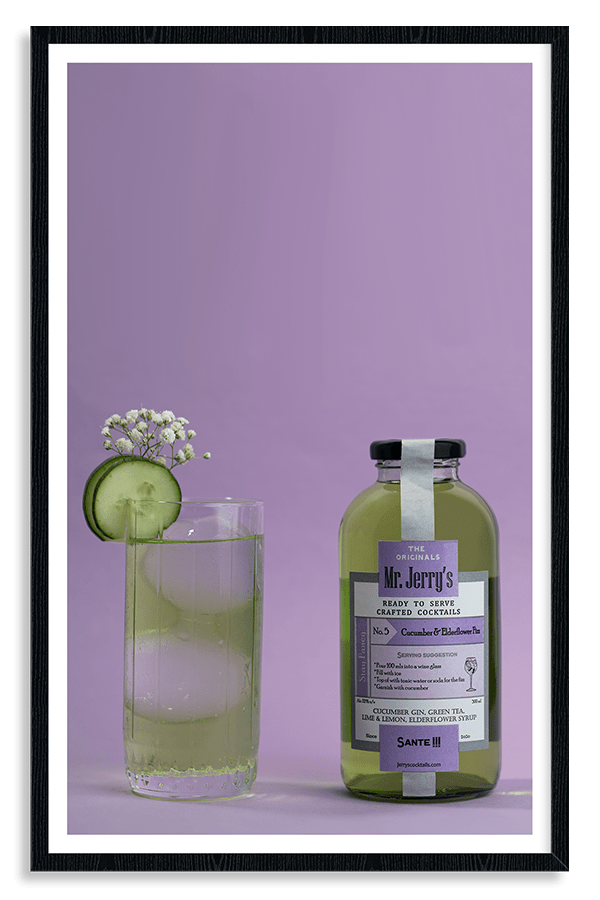 Mr. Jerry's Cucumber & Elderflower Fizz - DrinksBuff
